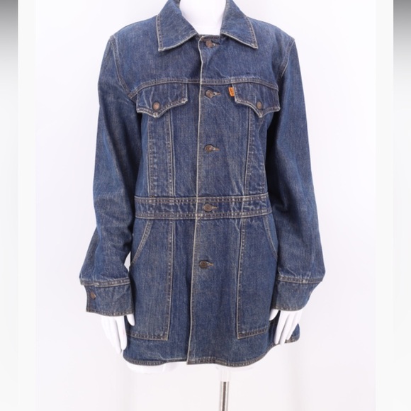 Levi's | Jackets & Coats | Vintage Levis Orange Tab Mens S Safari Denim ...